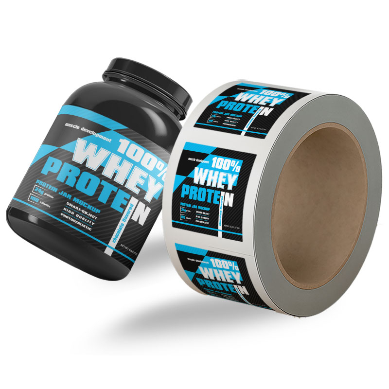 Custom Powder Bottle Labels Printing - Bottle Labels with Free Design
